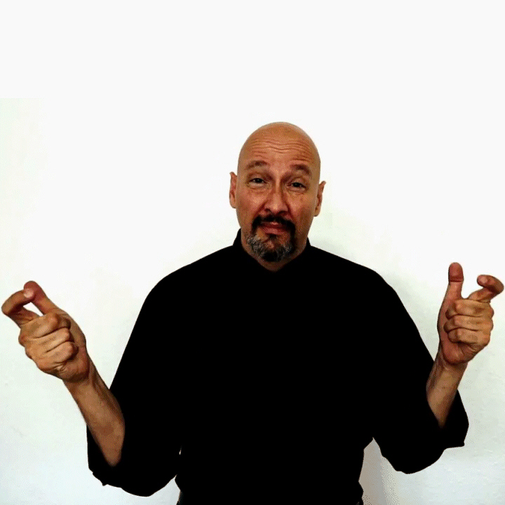 big American Sign Language ASL big American Sign Language ASL